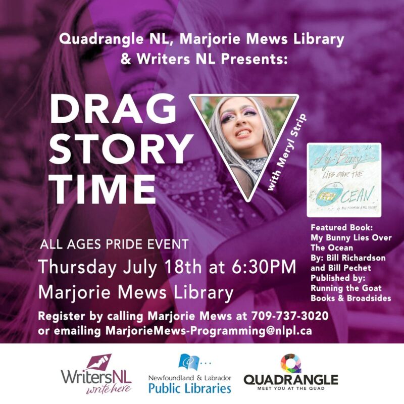 EVENT: Drag Story Time with Meryl Strip › WritersNL