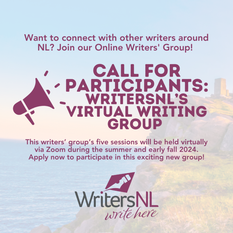 CALL FOR PARTICIPANTS: WritersNL’s Virtual Writing Groups › WritersNL