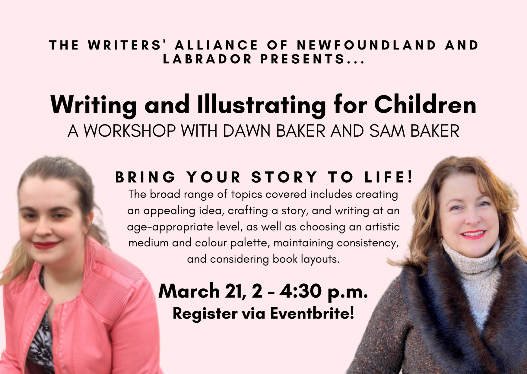 “Writing and Illustrating for Children” Workshop with Dawn Baker and ...