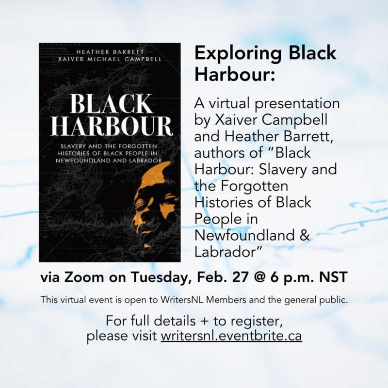 PRESENTATION: “Exploring Black Harbour” with Xaiver Campbell and ...