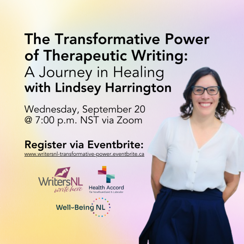 WORKSHOP: The Transformative Power of Therapeutic Writing: A Journey in Healing with Lindsey ...