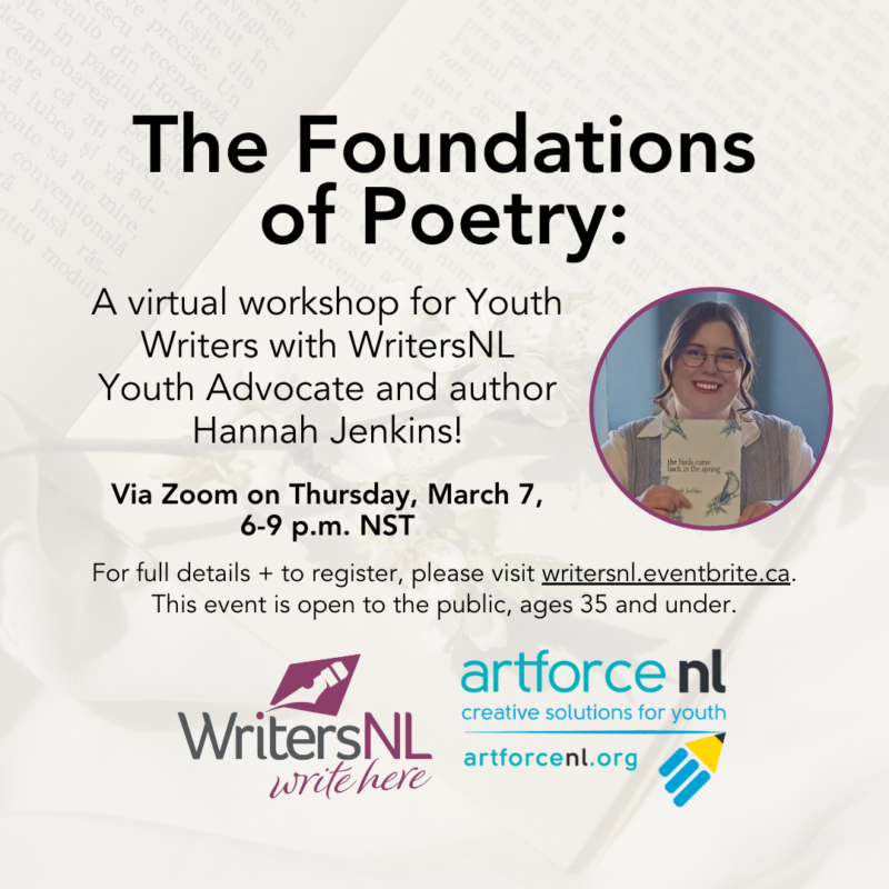 WORKSHOP: “The Foundations of Poetry” – a virtual Youth Workshop with ...